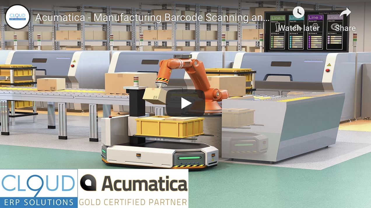 Acumatica Demo Videos - Cloud 9 ERP Solutions