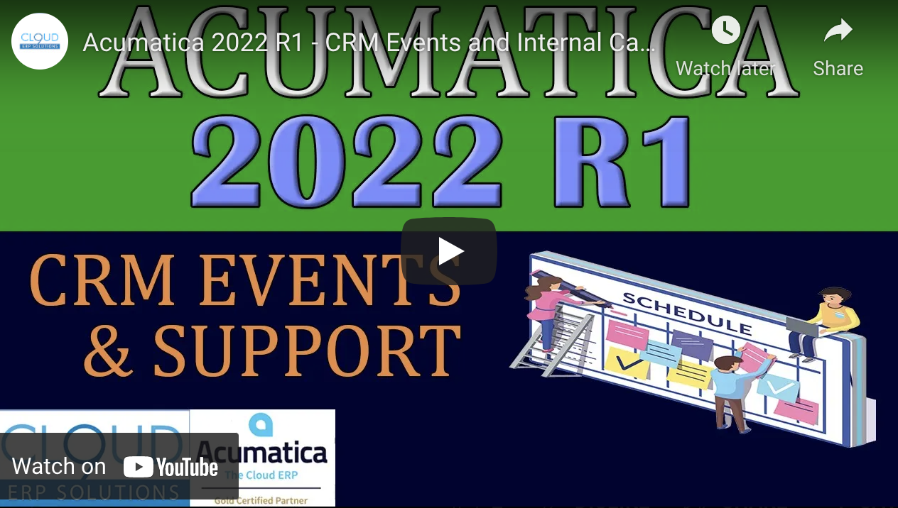 Acumatica Demo Videos - Cloud 9 ERP Solutions