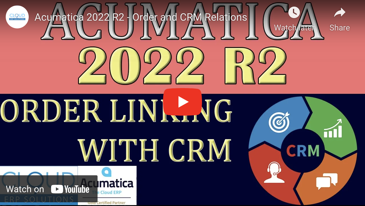 Acumatica Demo Videos - Cloud 9 ERP Solutions